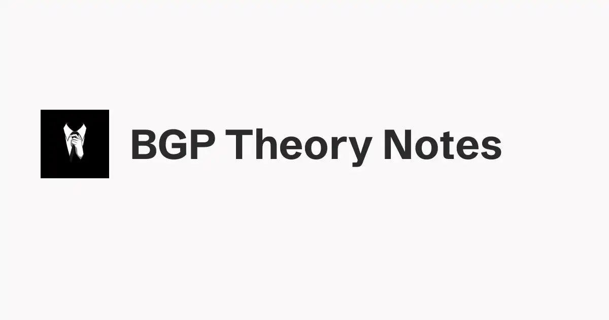 BGP Theory Notes